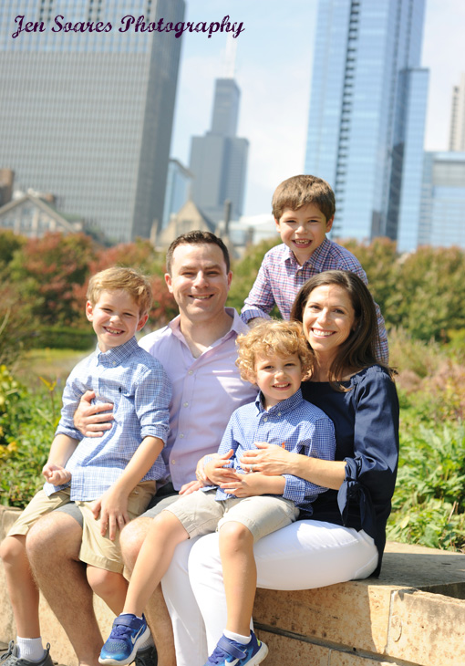 Charlie, Noah, and Asher in Millennium Park » JSP Blog