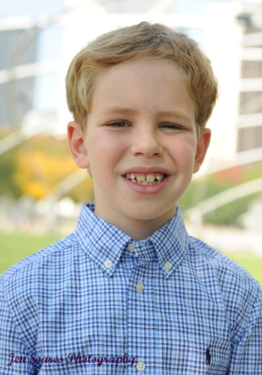 Charlie, Noah, and Asher in Millennium Park » JSP Blog