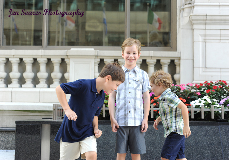 Charlie, Noah, and Asher downtown » JSP Blog